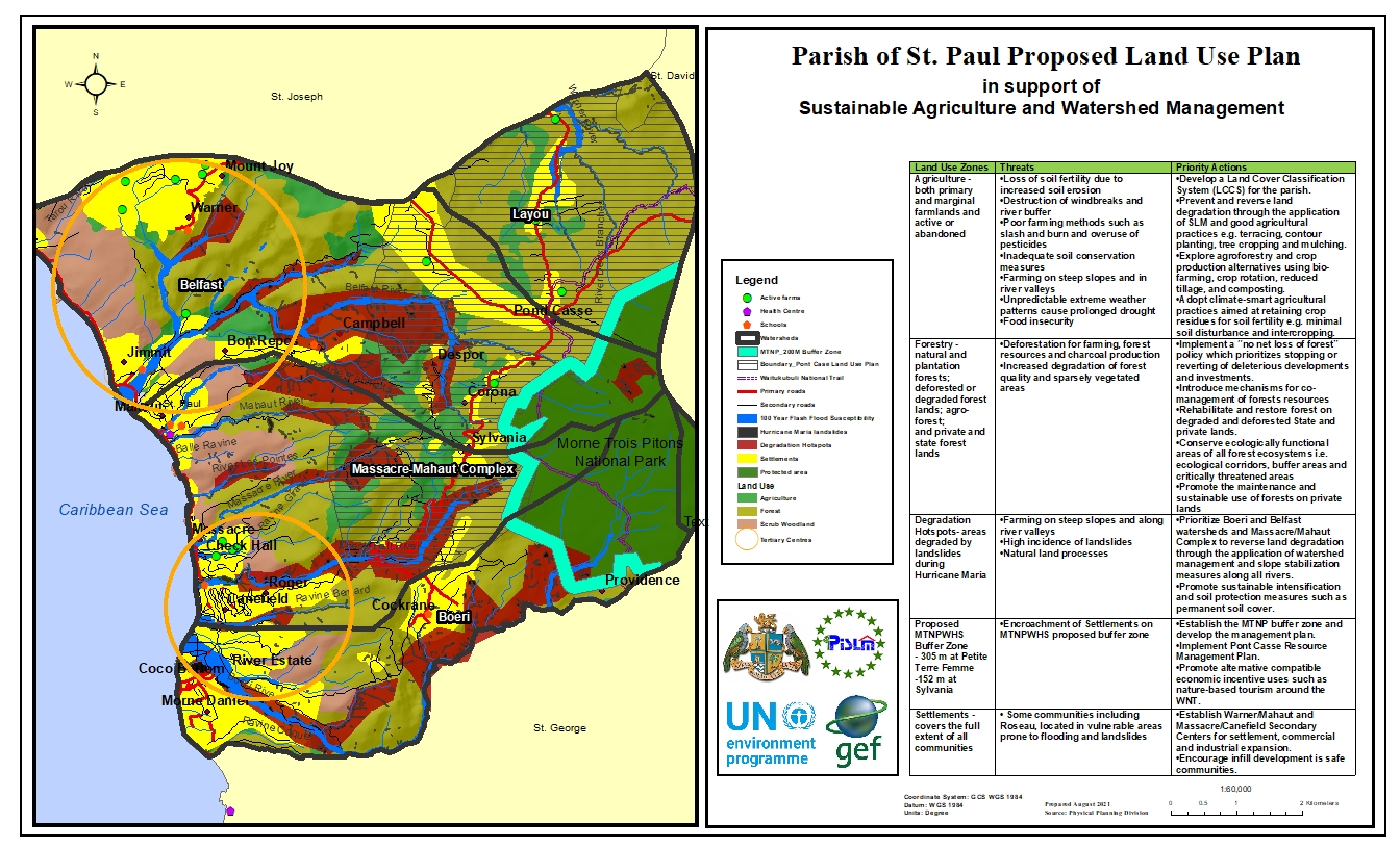 St. Paul _ Proposed land Use Plan – Sustainable Land Management Dominica
